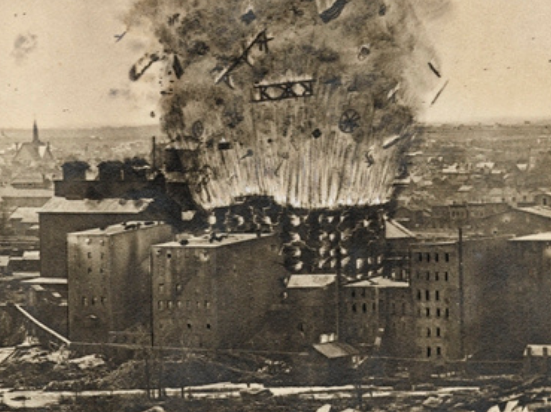 magnesium powder explosion